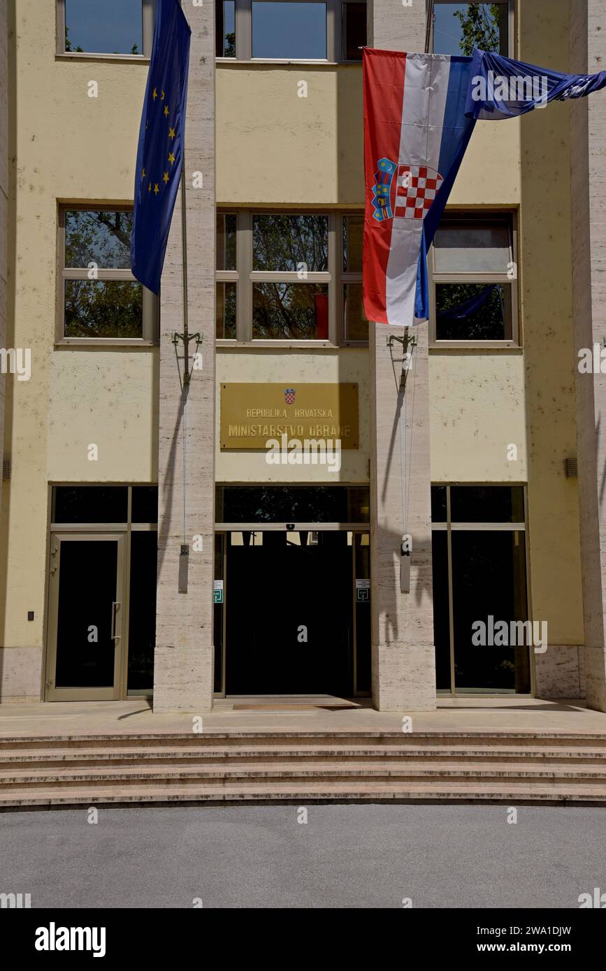 The Ministry of Defence headquarters in Zagreb,Croatia, May 2023 Stock ...