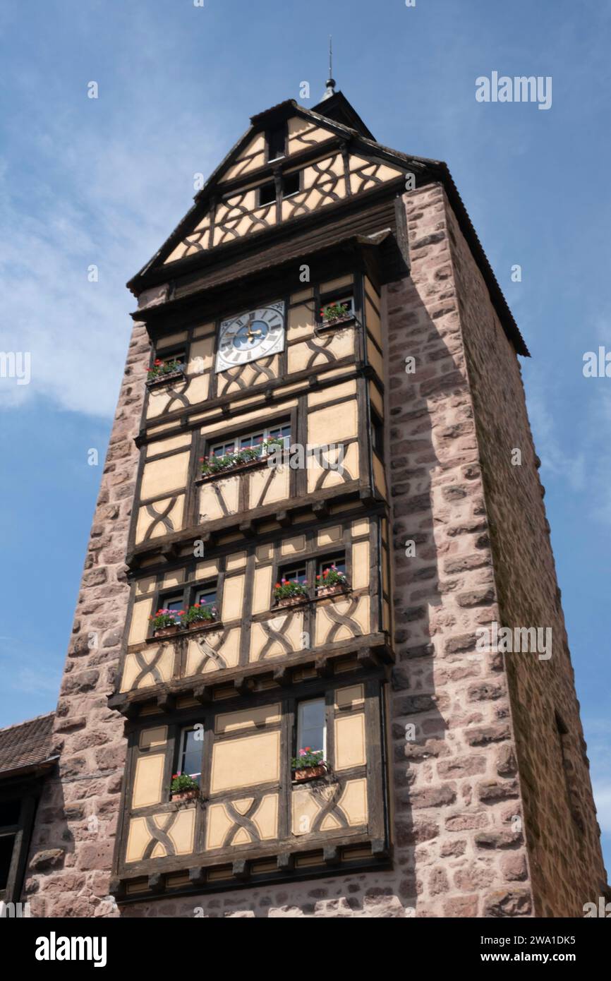 The Dolder tower, a medieval belfry, clock and watch tower dating from ...