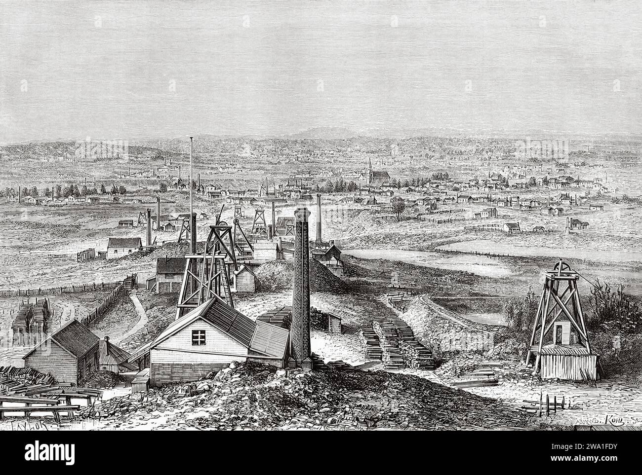 Gold mine 1800s hi-res stock photography and images - Alamy