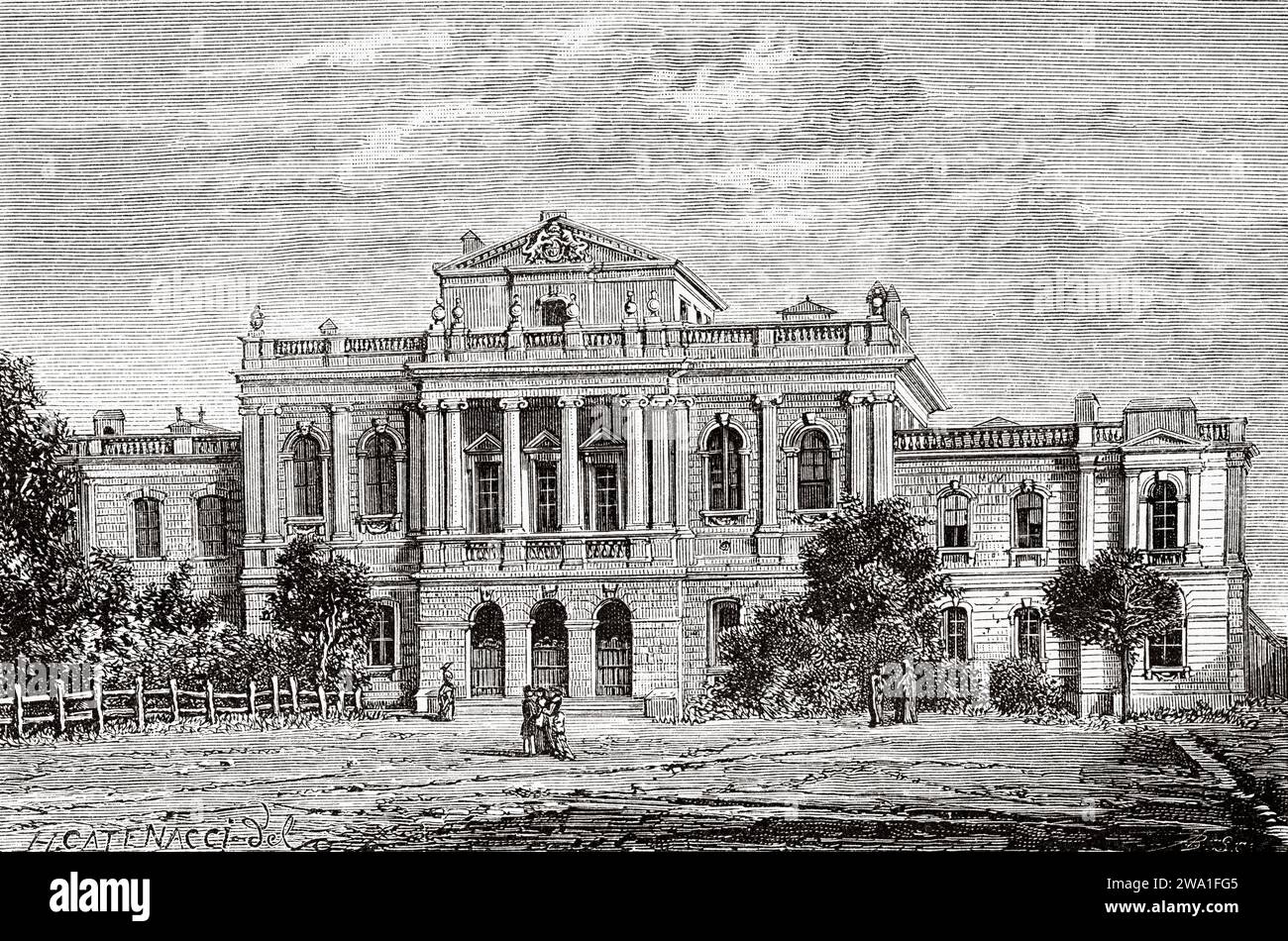 Old Supreme Court in Victoria Square, Adelaide, South Australia. Six ...