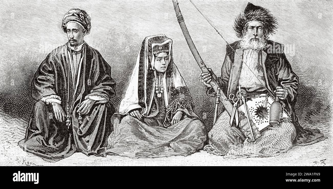 Jews of Beirut. Lebanon. Travel to Syria 1875-1878 by Charles Louis ...