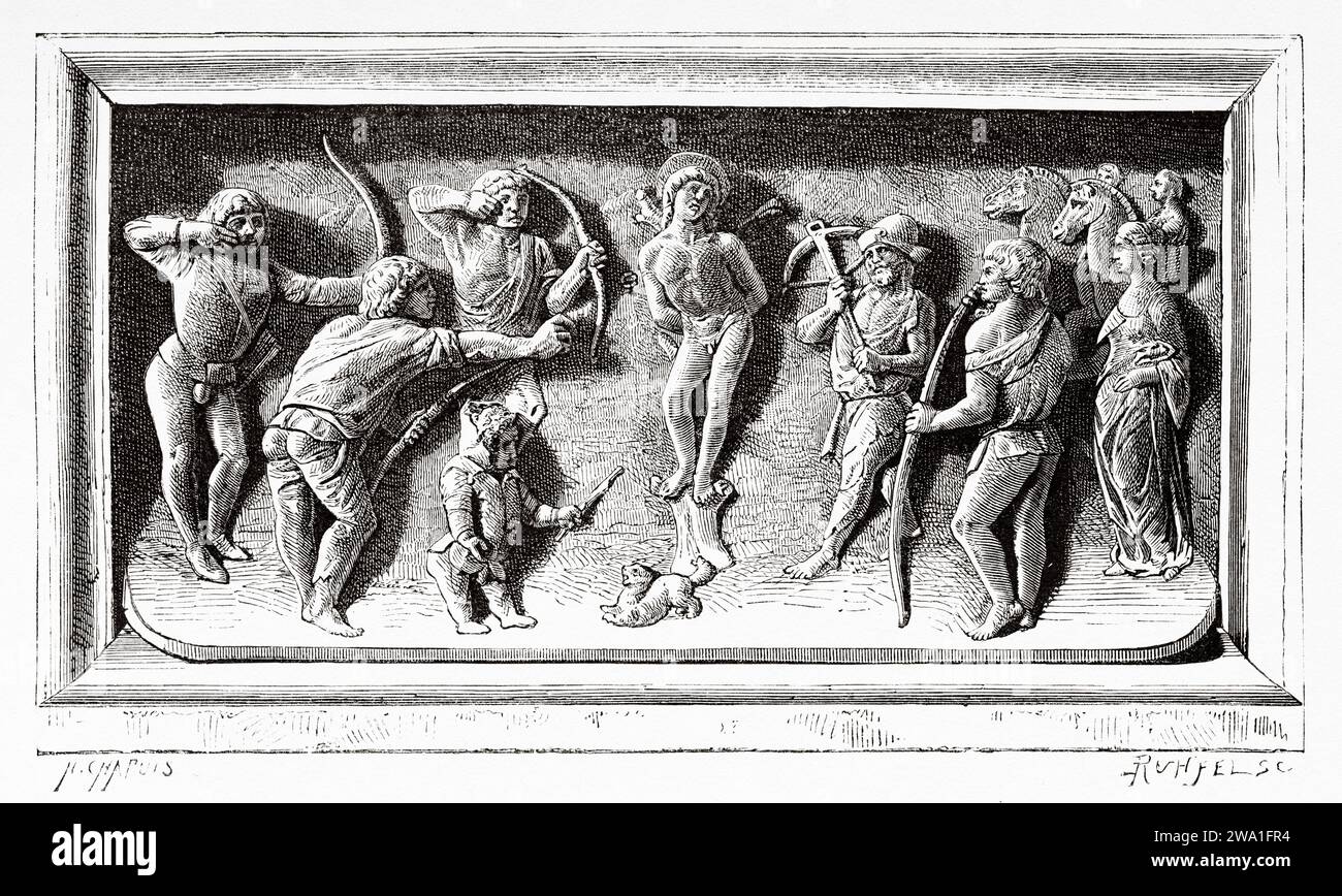 Altar of Saint Regulus in the Cathedral of Lucca. Tuscany, Central ...