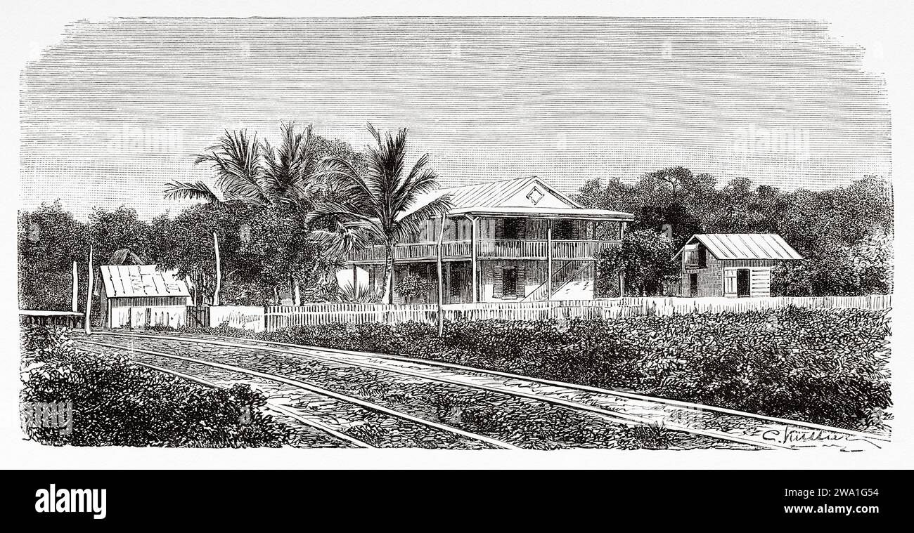 Panama Canal Railway Mamey Train Station Republic Of Panama Central America Explorations In
