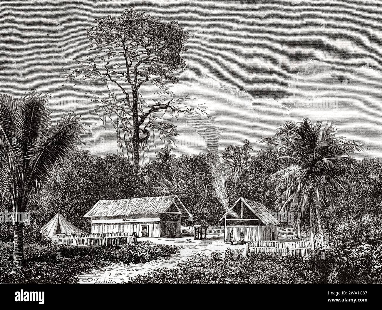 Paya village, corregimiento of the district of Pinogana in the province ...