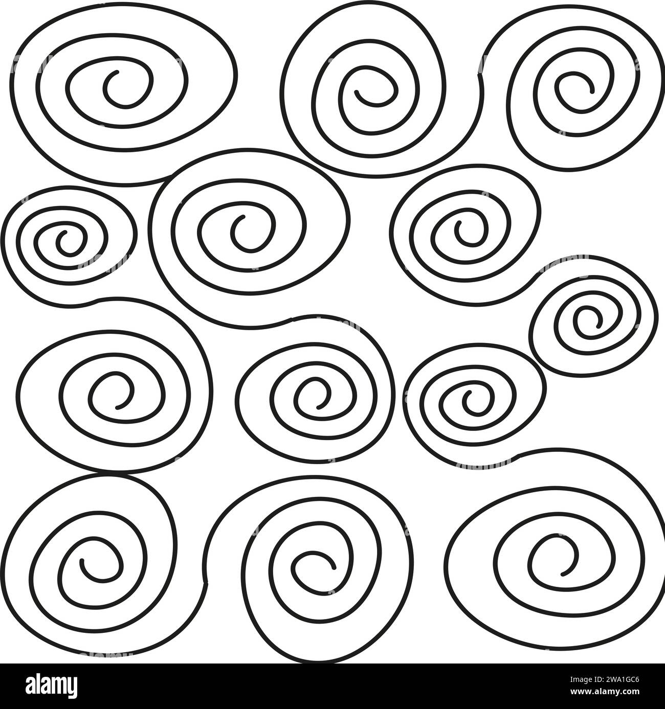 Isolated ink lines on a white background. Modern Illustration set of ...