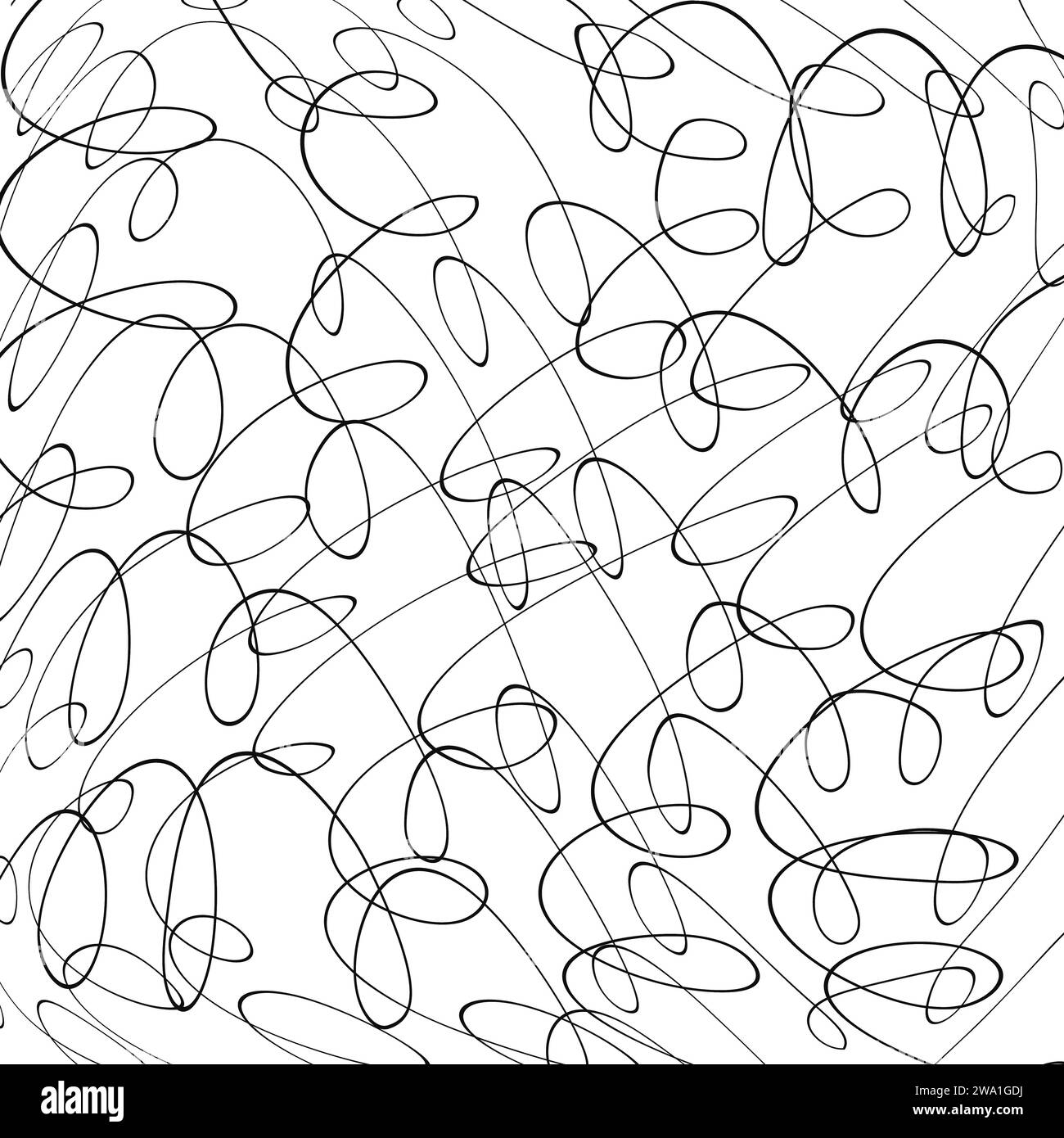 Isolated ink lines on a white background. Modern Illustration set of ...