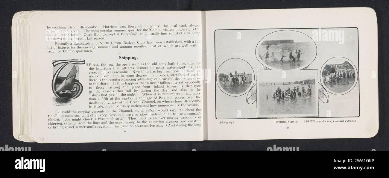 Sailboat in Ilfracombe, Anonymous, c. 1900 - c. 1920 photomechanical ...