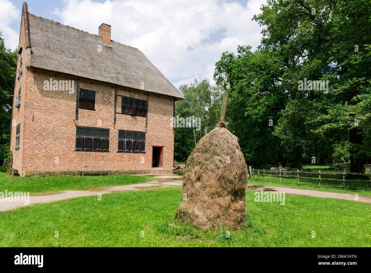 Historic village with 100 authentic buildings from the early years of ...