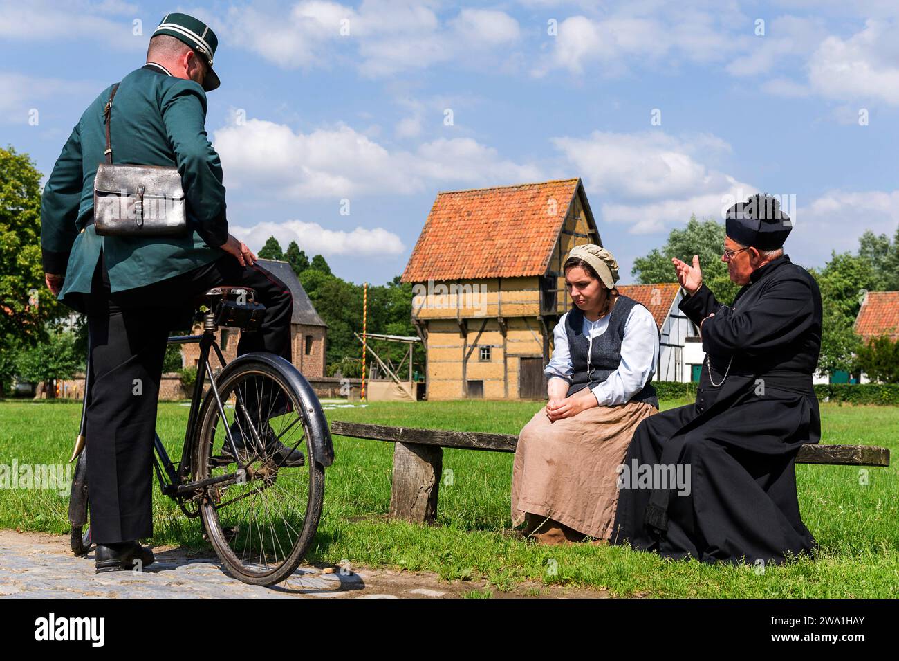 Historic village with 100 authentic buildings from the early years of ...