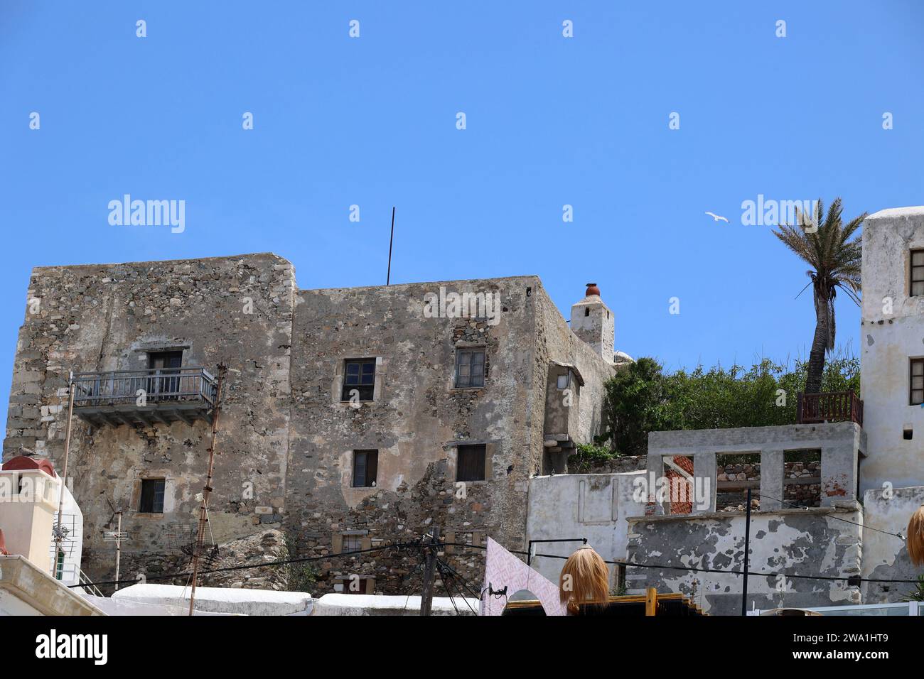 Naxos venetian castle hi-res stock photography and images - Alamy