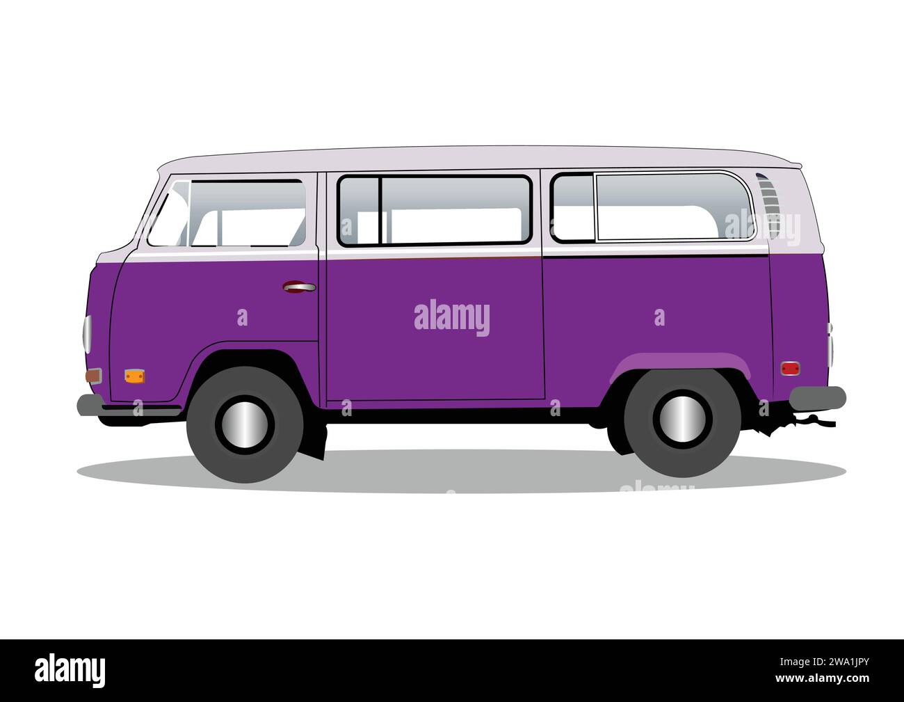 Camper van model Cut Out Stock Images & Pictures - Alamy