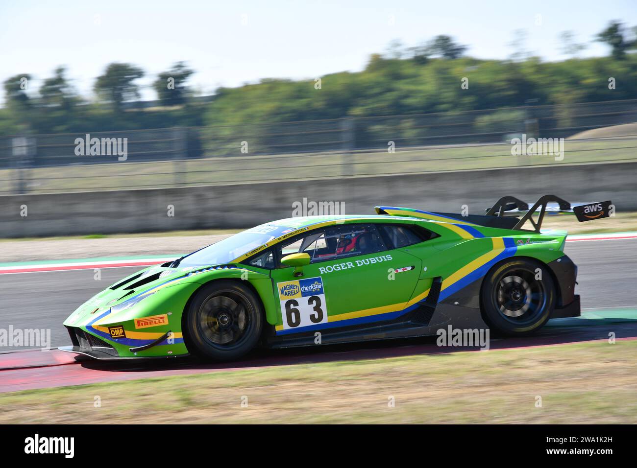 Scarperia, 29 September 2023: Lamborghini Huracan Evo 2 of team Vsr ...