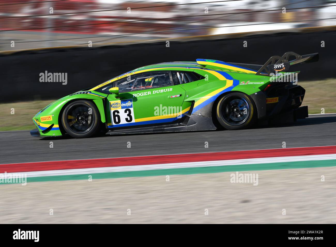 Scarperia, 29 September 2023: Lamborghini Huracan Evo 2 of team Vsr ...