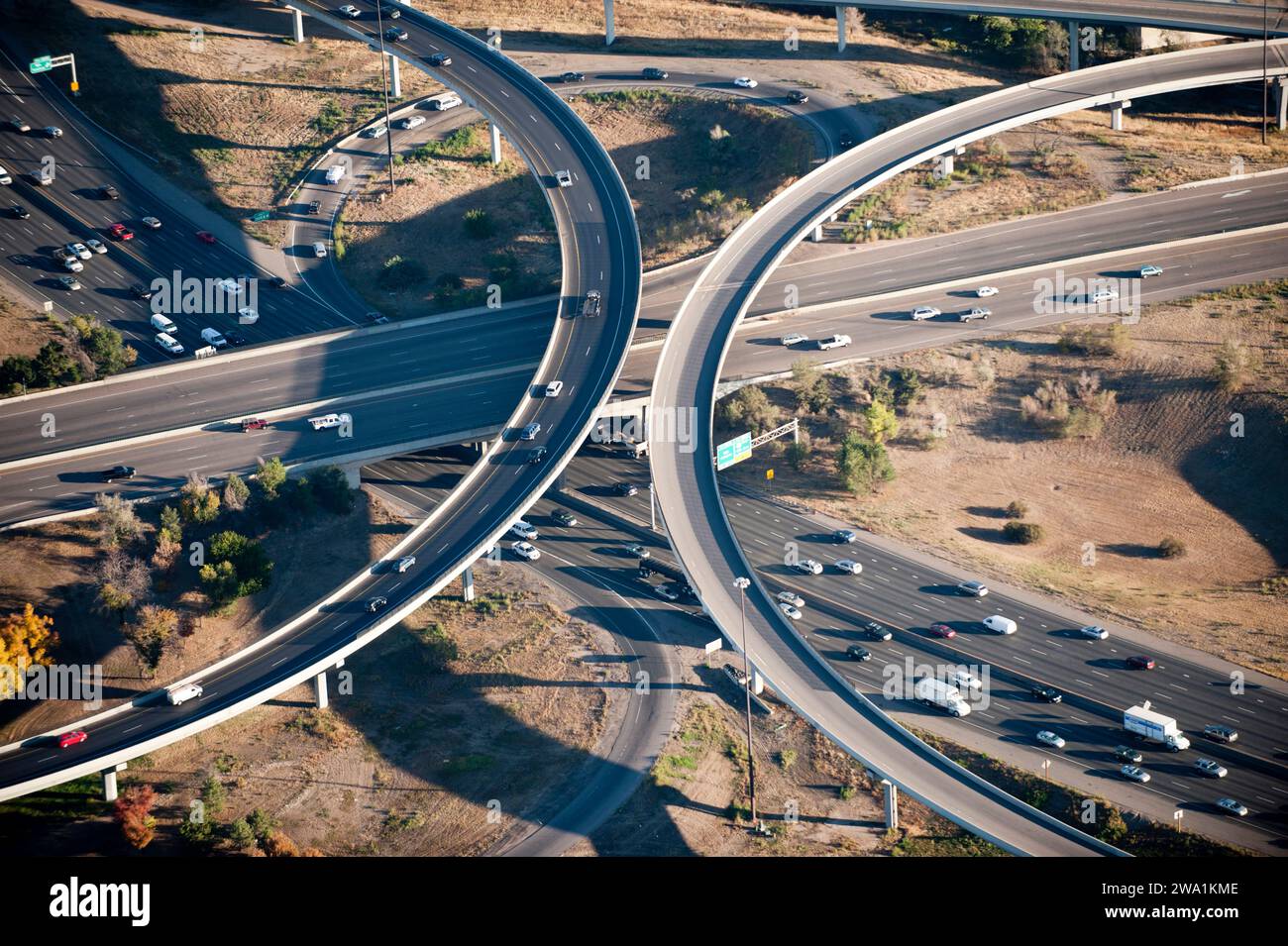 Denver aerial view hi-res stock photography and images - Alamy