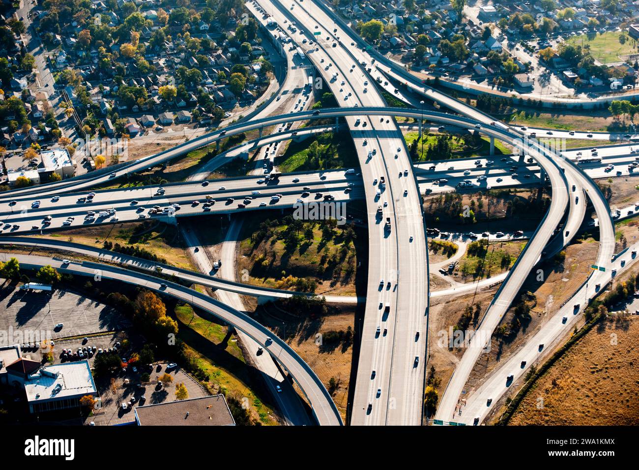 Denver aerial view hi-res stock photography and images - Alamy