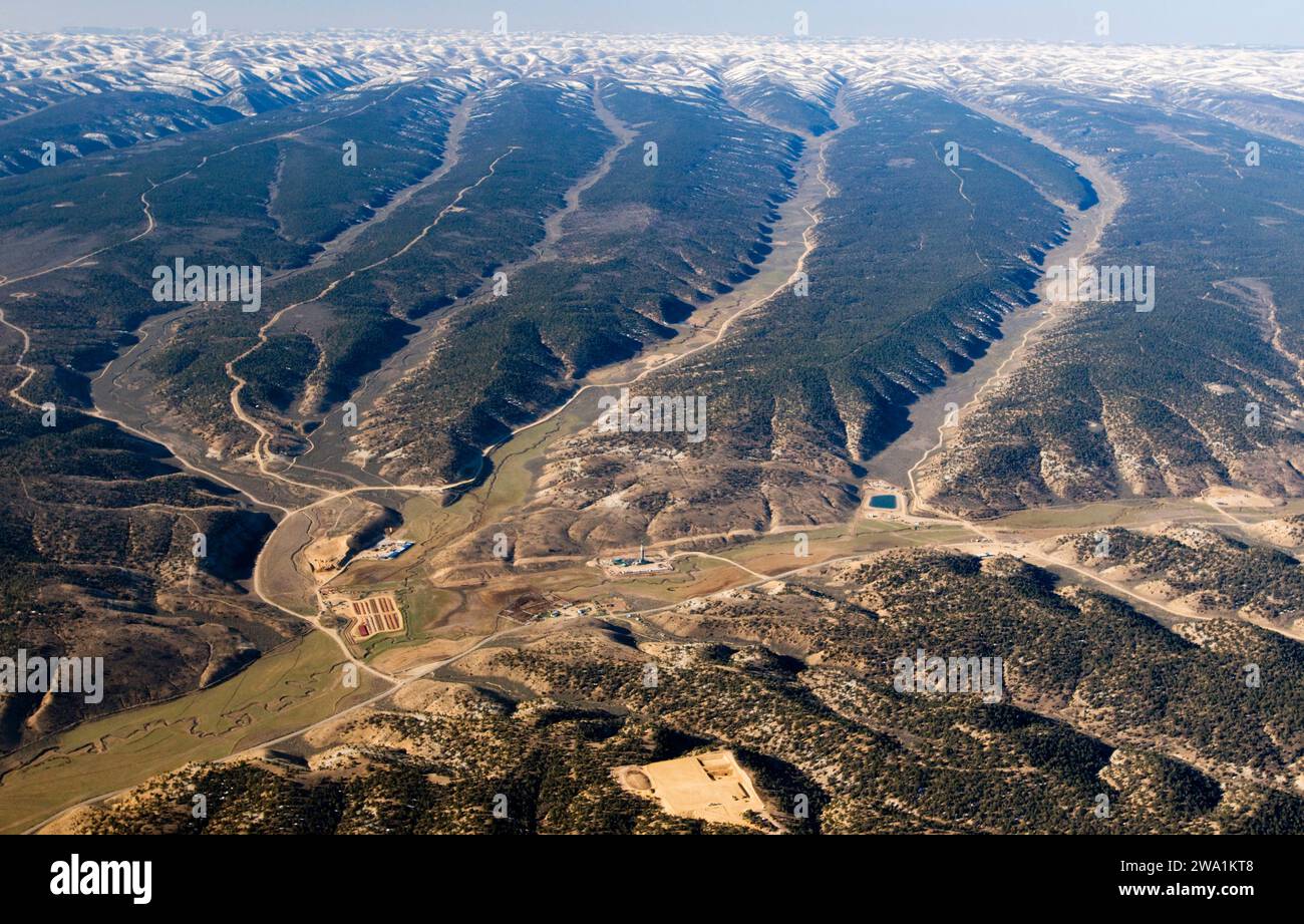 Natural gas development, CO Stock Photo - Alamy