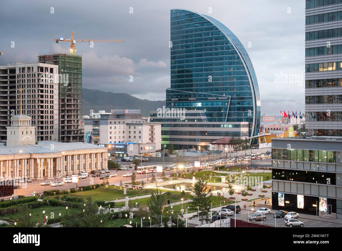 Ulaanbaatar peace avenue hi-res stock photography and images - Alamy