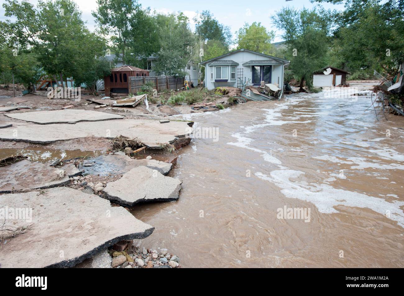 Lyons, CO Flood Stock Photo - Alamy