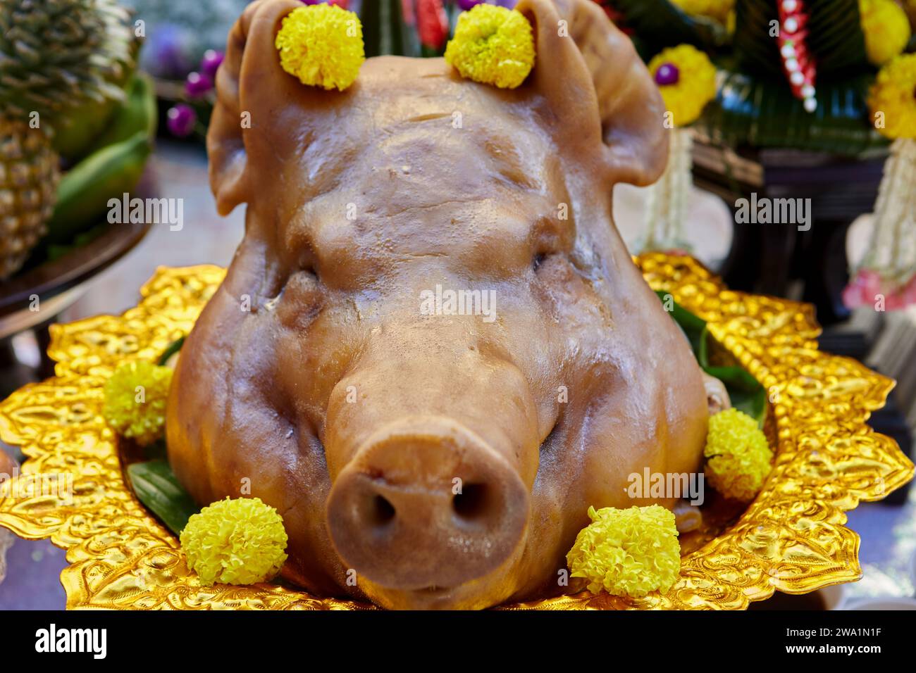 Worship god roast meat hi-res stock photography and images - Alamy