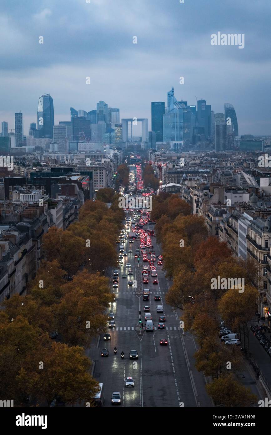 Car traffic modern skyscrapers la hi-res stock photography and images ...