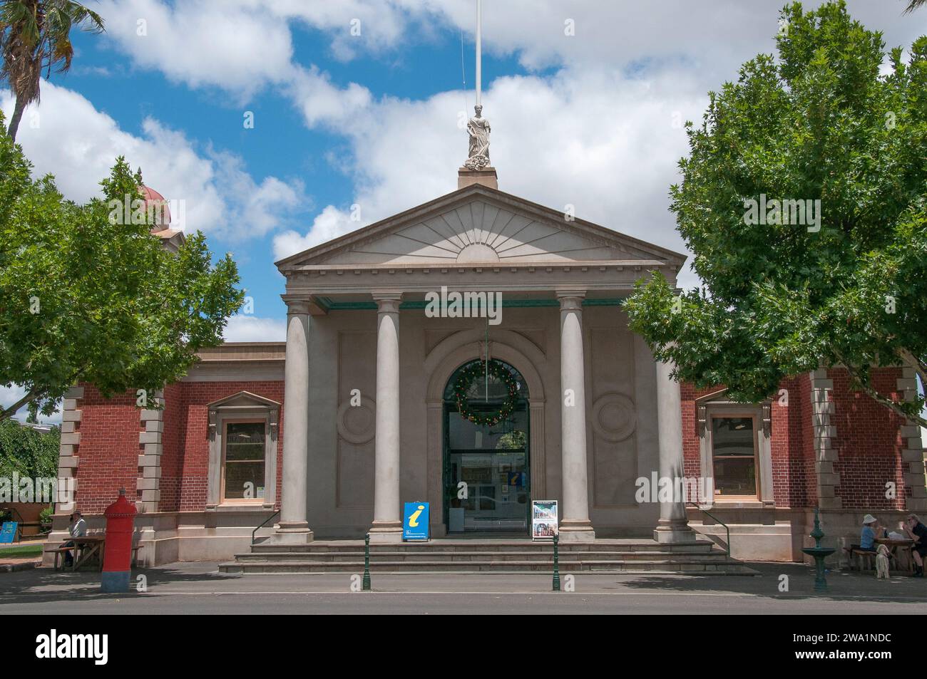 The colonial-era Castlemaine Market Building (1862) at Castlemaine in ...