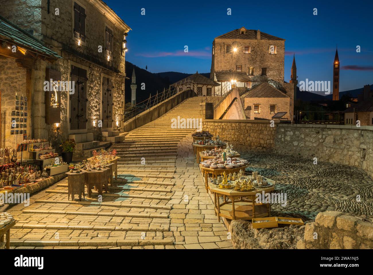 Early morning at Star Most Stock Photo - Alamy
