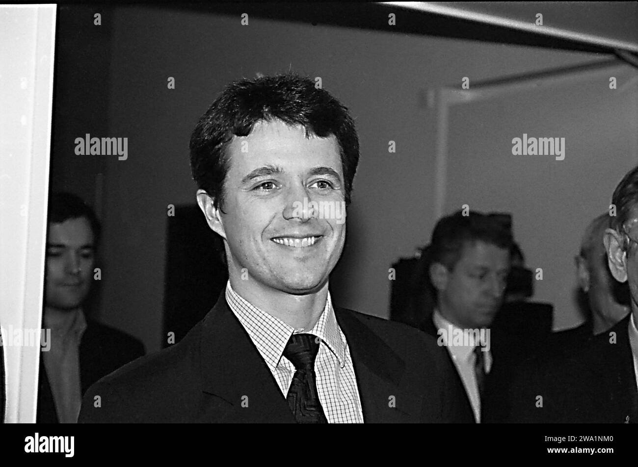 Copenhagen/Denmark/ 11th February 2002 HRH Crown prince Frederik vists ...