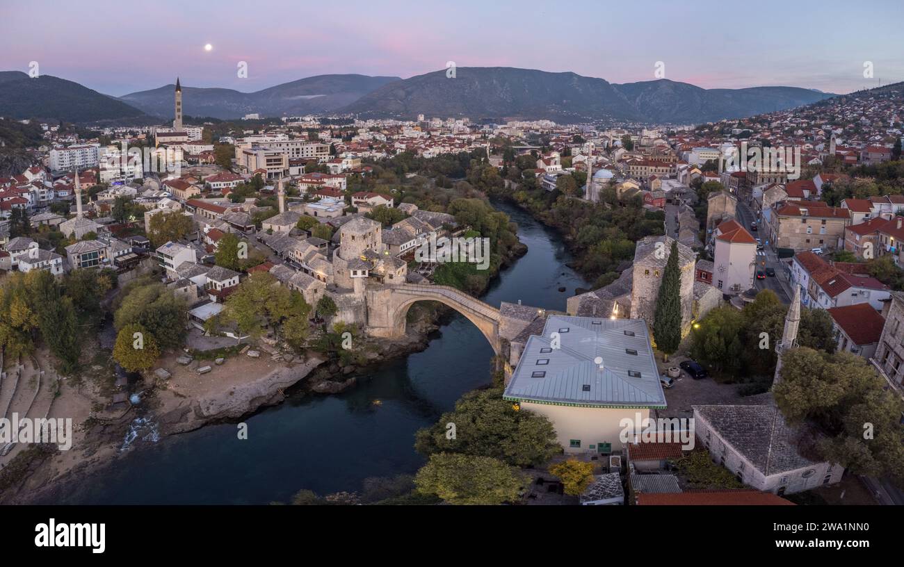 Stari most drone hi-res stock photography and images - Alamy