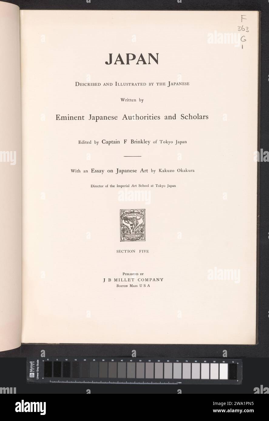 Japan described and illustrated by the Japanese section five, 1897 book ...