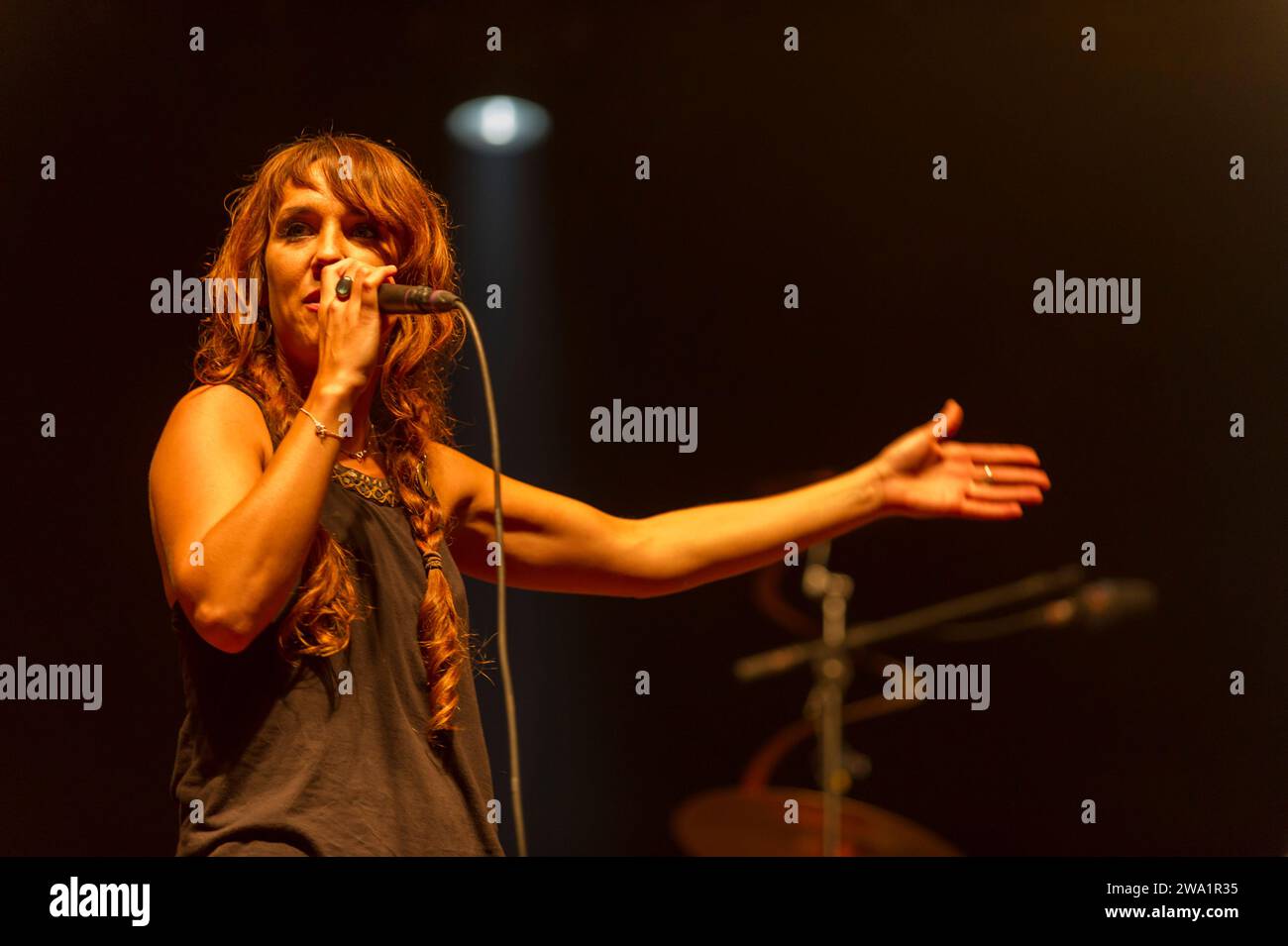 Zaz en concert a la fete des solidarites | The french singer Zaz in ...
