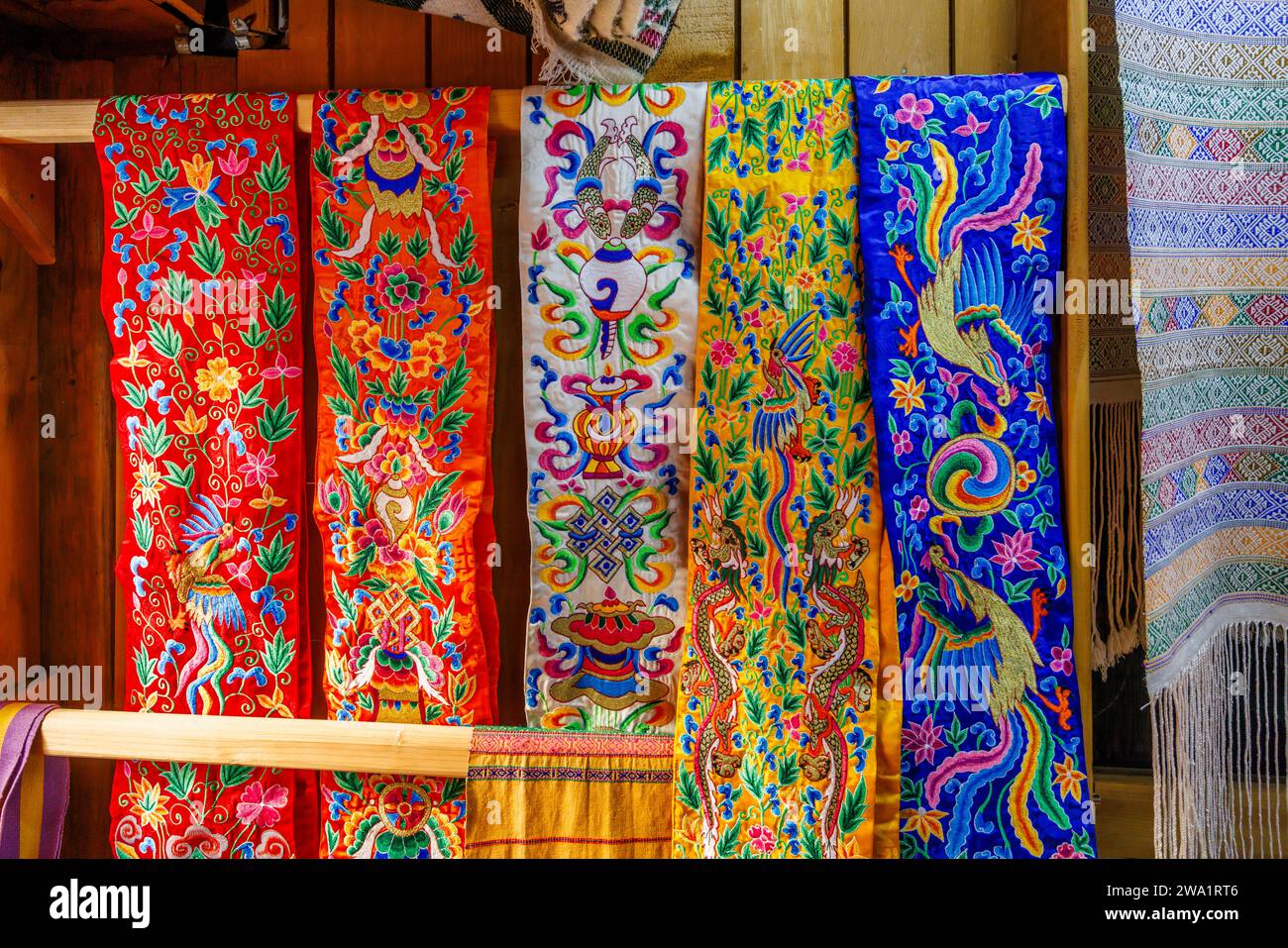 Bhutanese textiles hi-res stock photography and images - Alamy