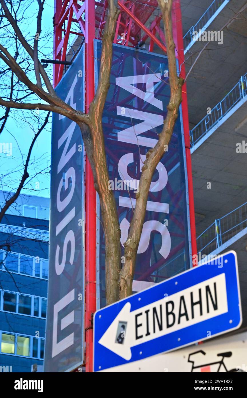 Vienna, Austria - 12 29 2023 - Construction site of the "Mahü 10-18 ...