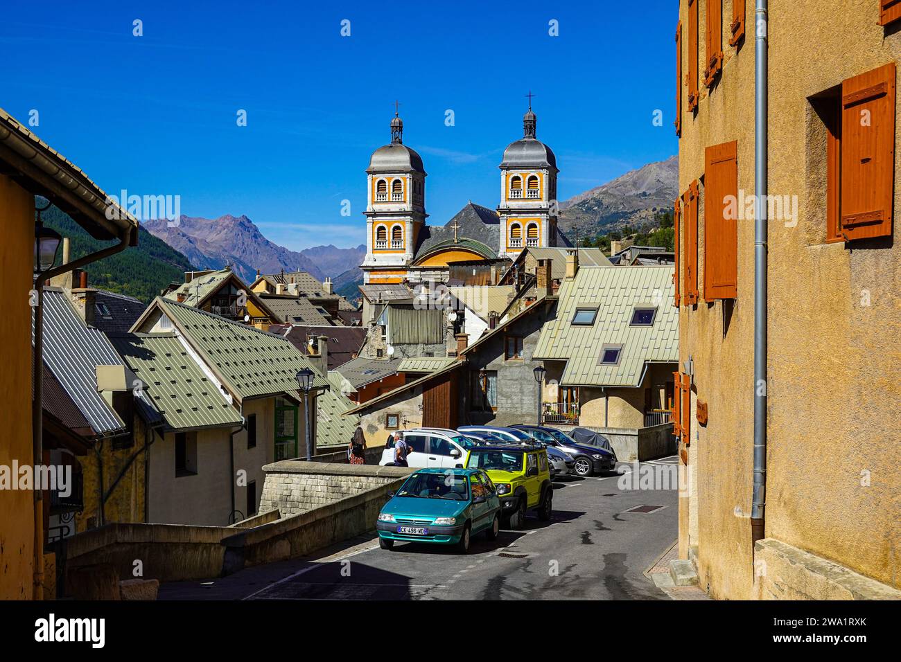 Ancient walled city of Briancon, Briançon, France Stock Photo - Alamy