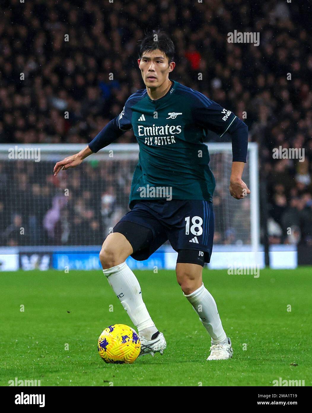 Takehiro tomiyasu fulham december 2023 hi-res stock photography and ...