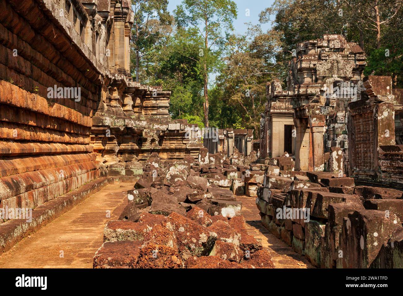 Ta Keo Temple in Cambodia, build by Jayavarman V, located East of ...