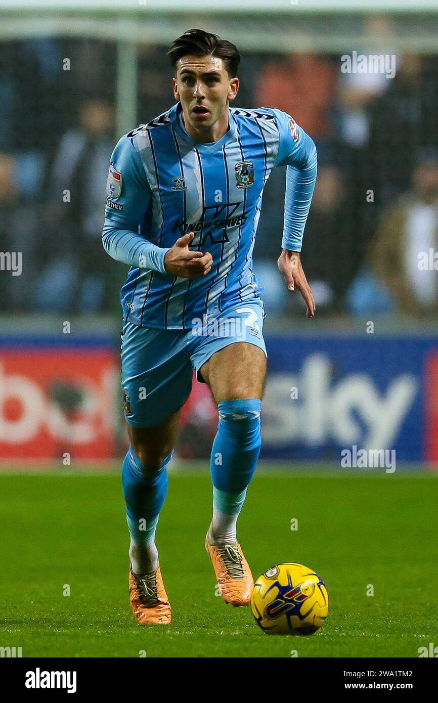 Coventry City's Luis Binks during the Sky Bet Championship match at the ...