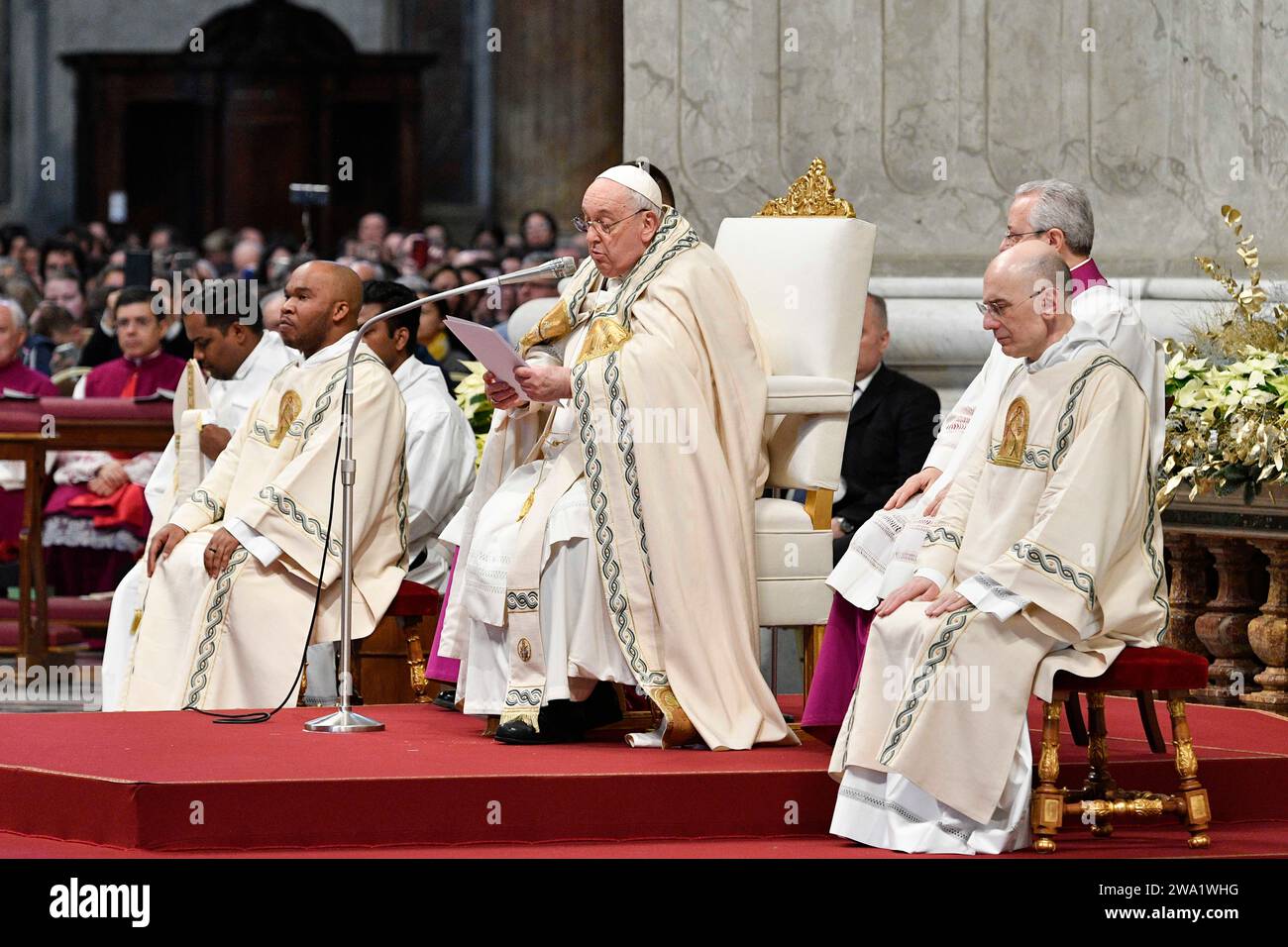 Vatican, Vatican. 01st Jan, 2024. Italy, Rome, Vatican, 2024/11/1 .Pope ...