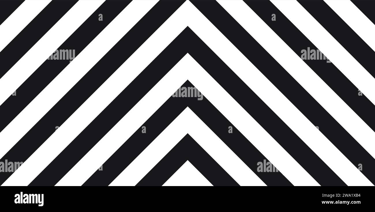 A black and white warning chevron vehicle background Stock Vector Image ...