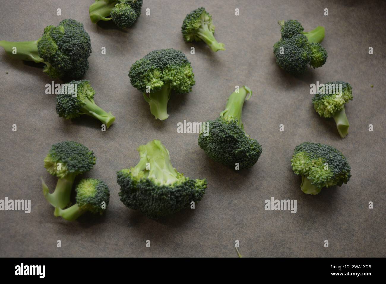 Healthy, wholesome, high-quality food, fresh vegetables, pieces of ...