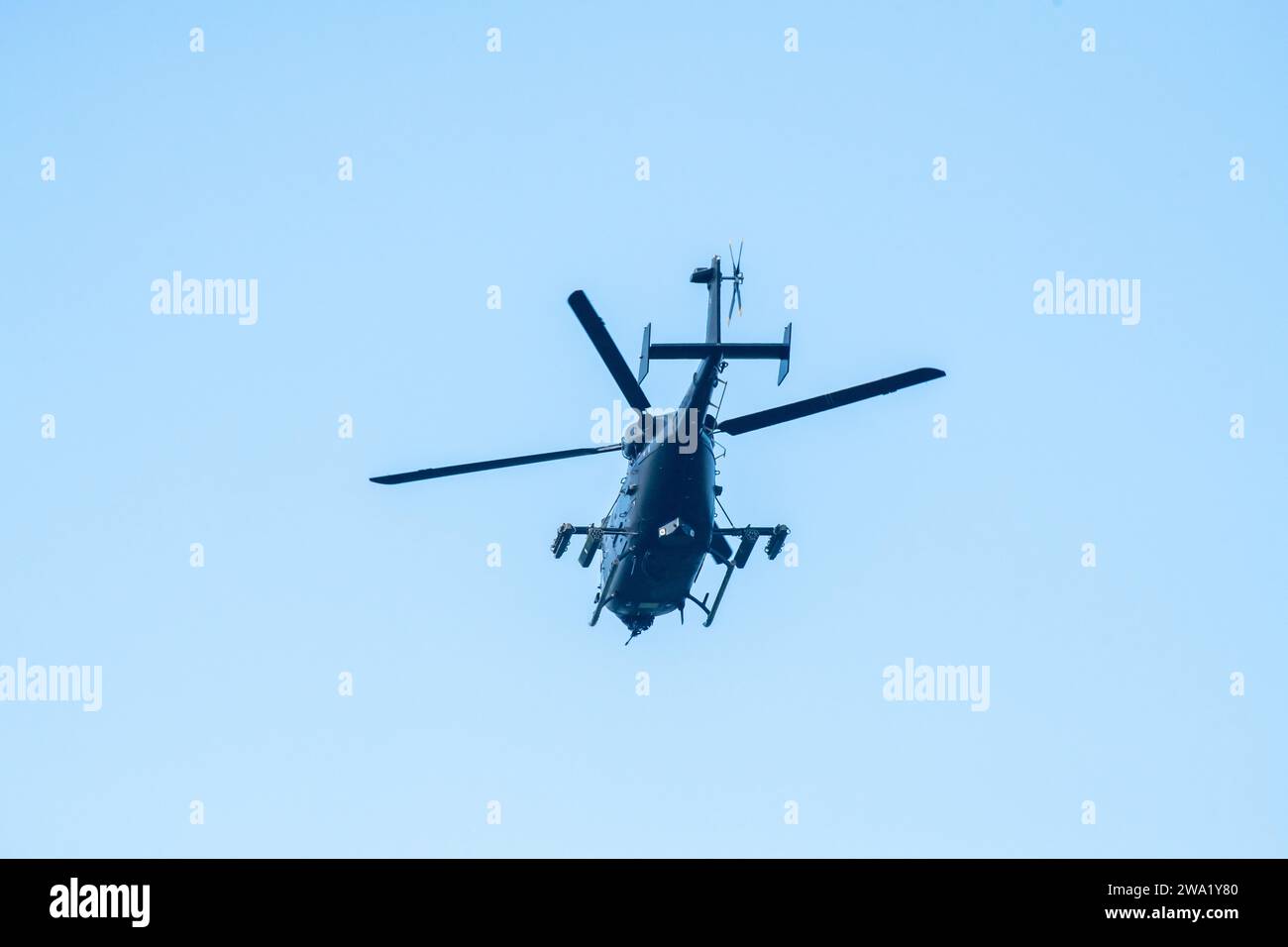 Military helicopter turning hi-res stock photography and images - Alamy
