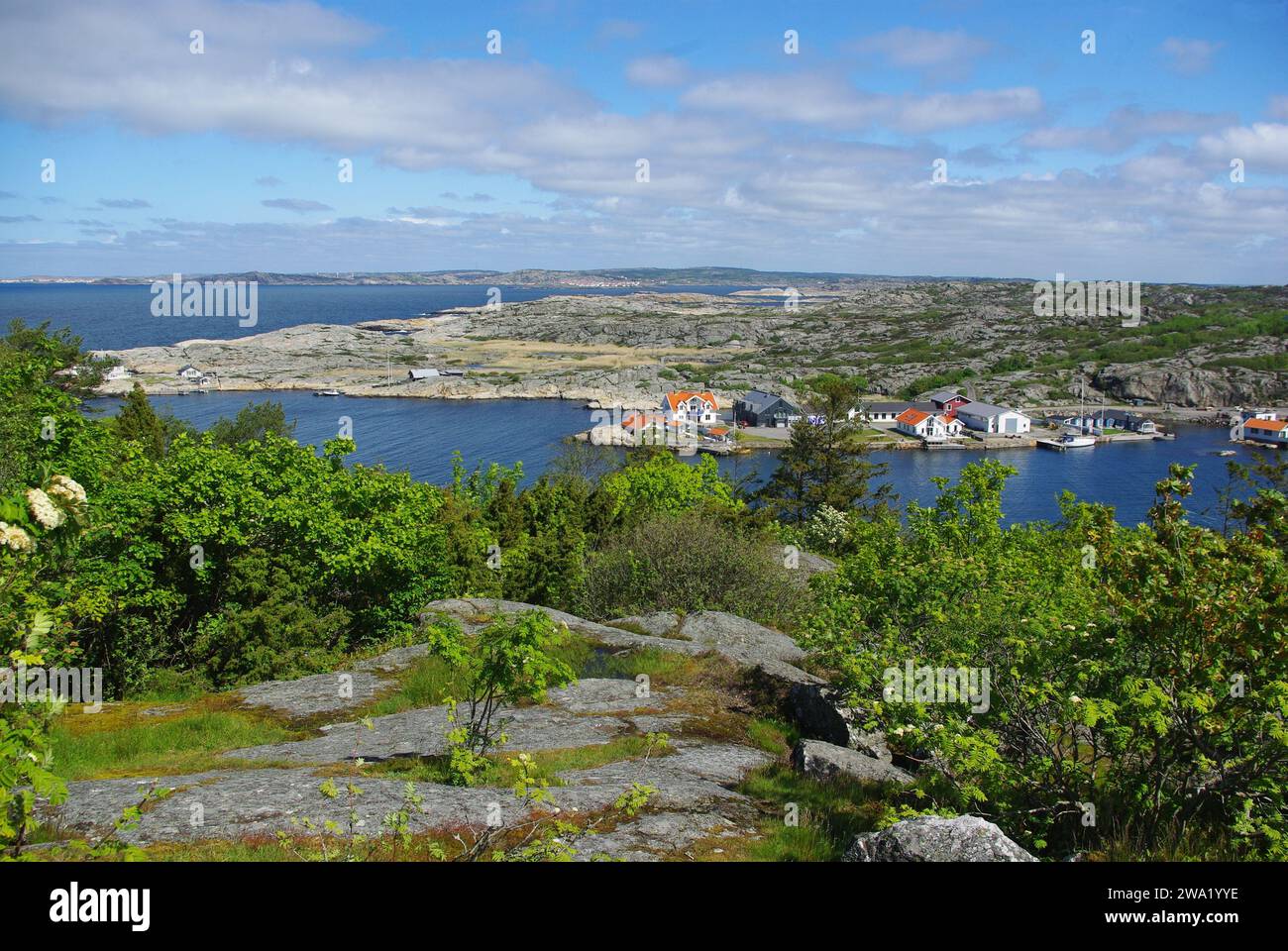 View of coastline from Marstrand Island, Sweden Stock Photo - Alamy