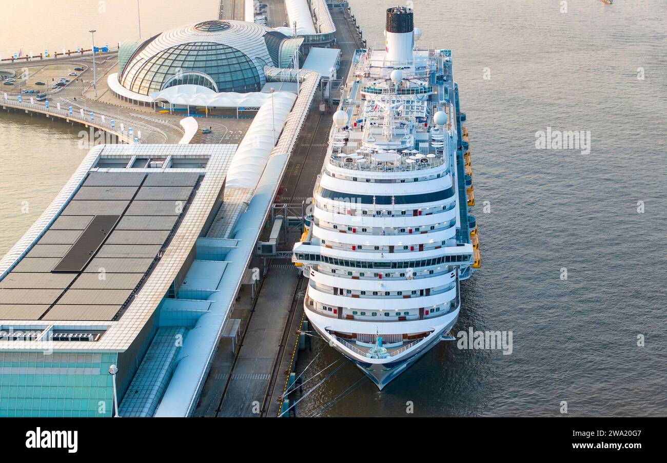 SHANGHAI, CHINA - JANUARY 1, 2024 - Adora Cruises, the first Chinese ...