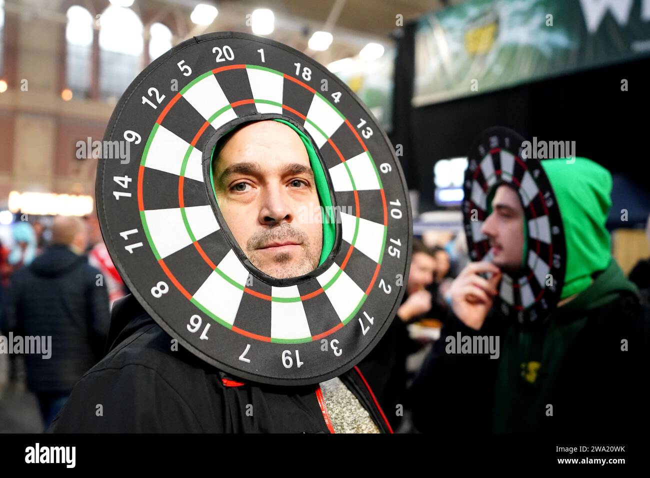 A general view of fans on day fourteen of the Paddy Power World Darts ...