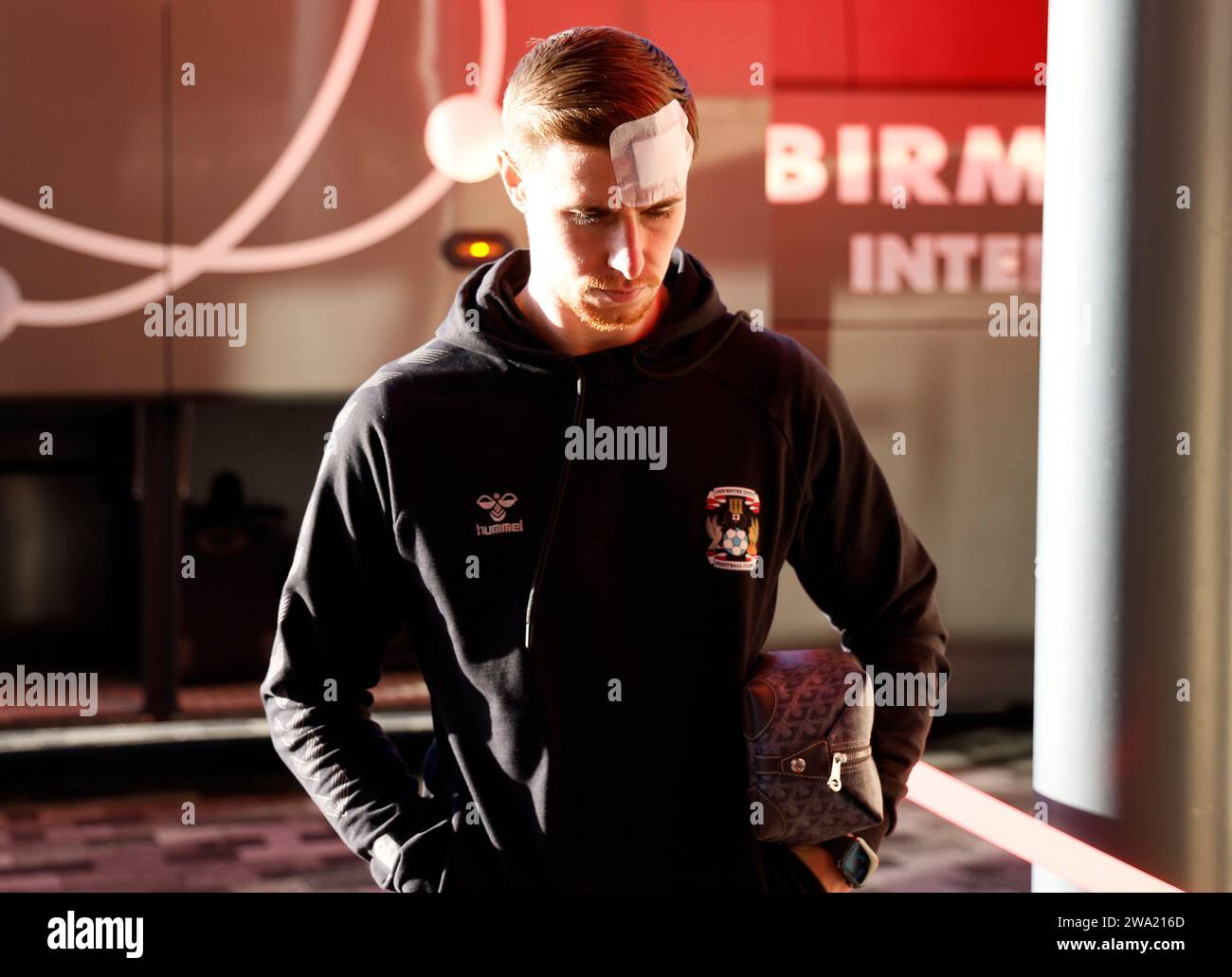 Coventry City's Ben Sheaf arrives ahead of the Sky Bet Championship ...