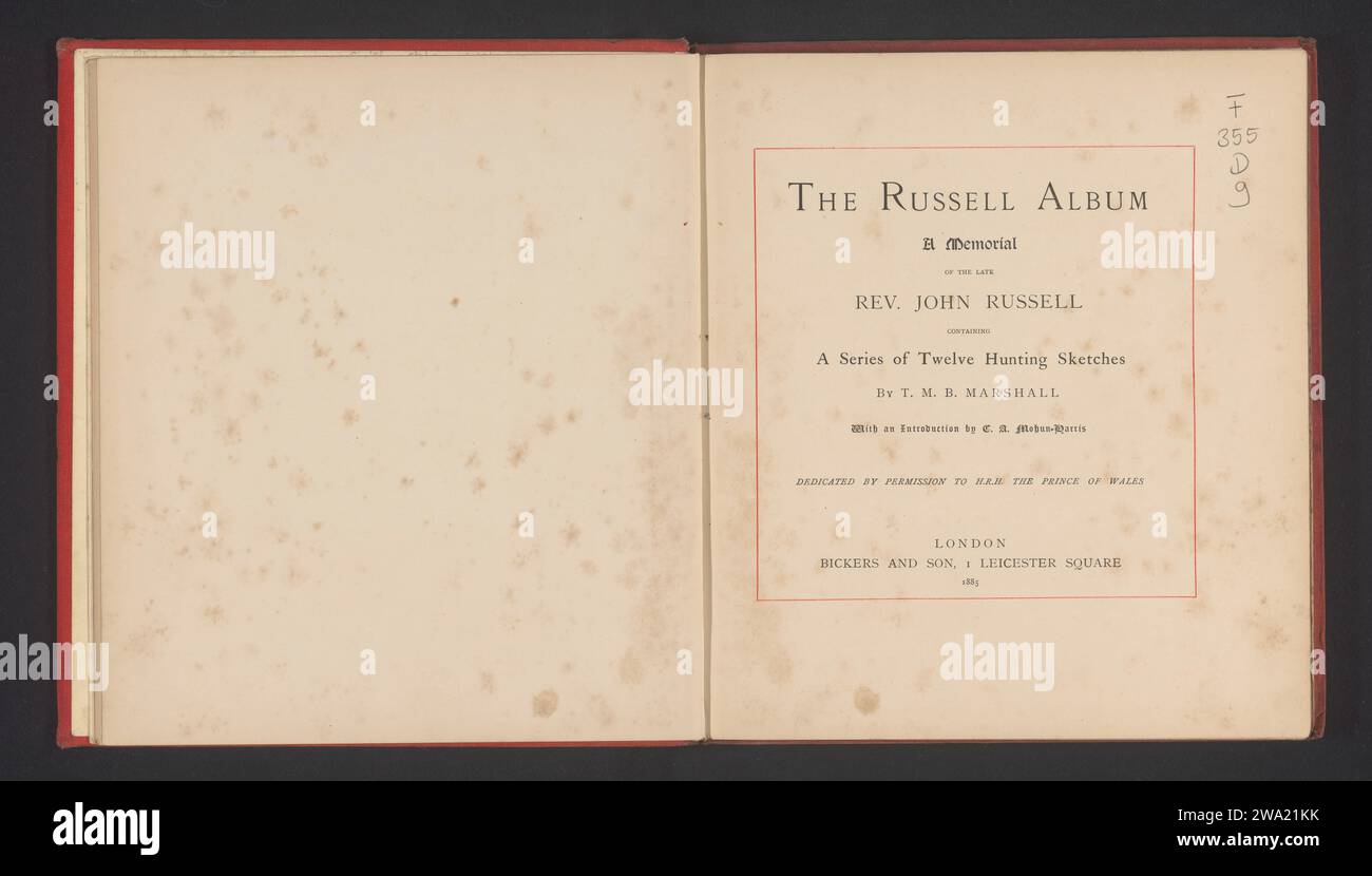 The Russell album a memorial of the late Rev. John Russell containing a ...