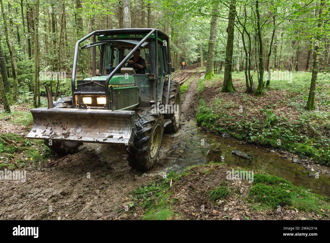 Le debusquage suit le debardage. Il s'agit d'assurer le transport du ...