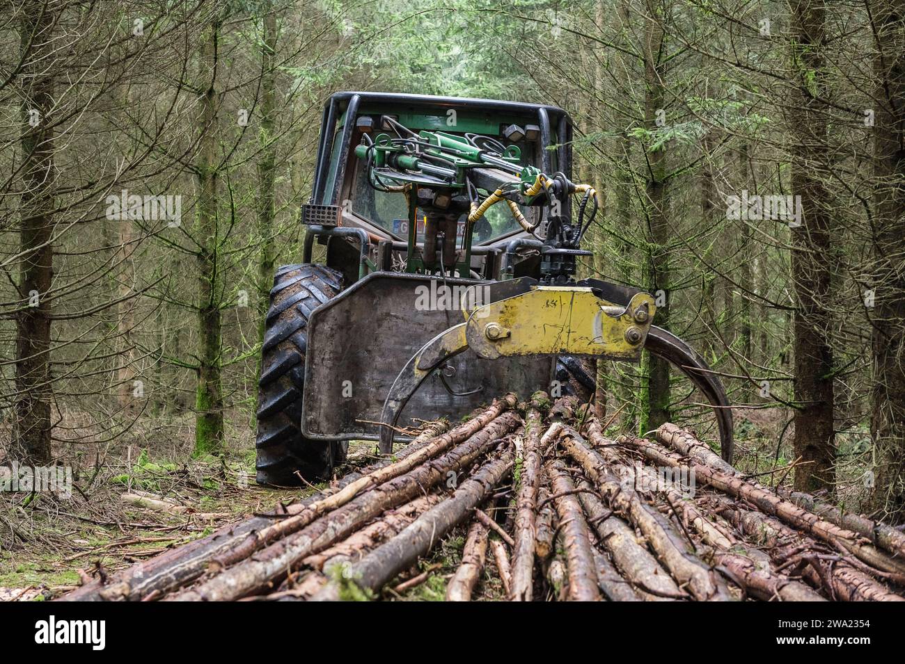 Le debusquage suit le debardage. Il s'agit d'assurer le transport du ...