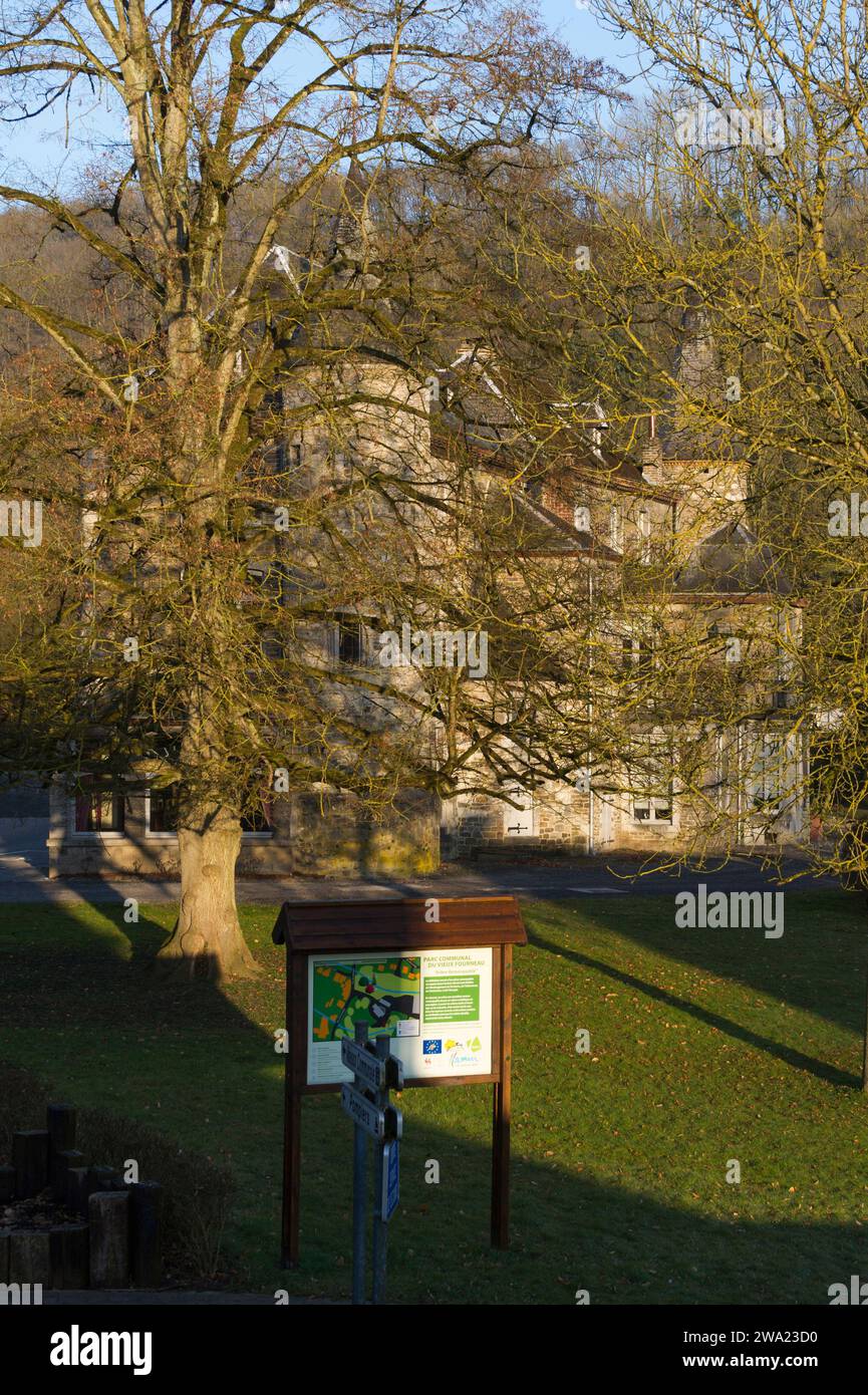 Hamoir a small touristic city with a nice environment in the province ...