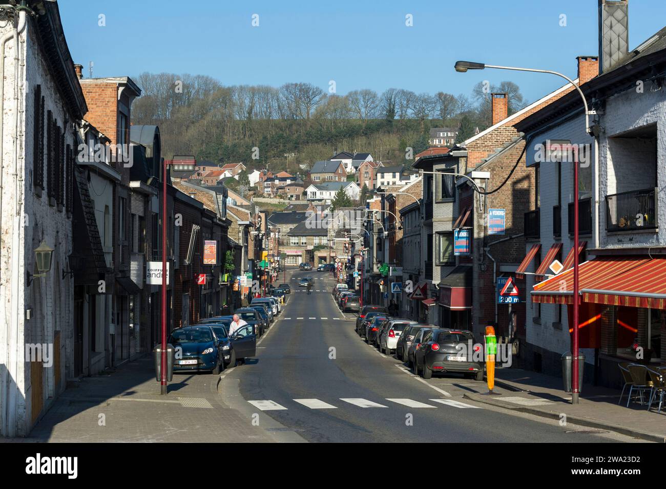 Hamoir a small touristic city with a nice environment in the province ...