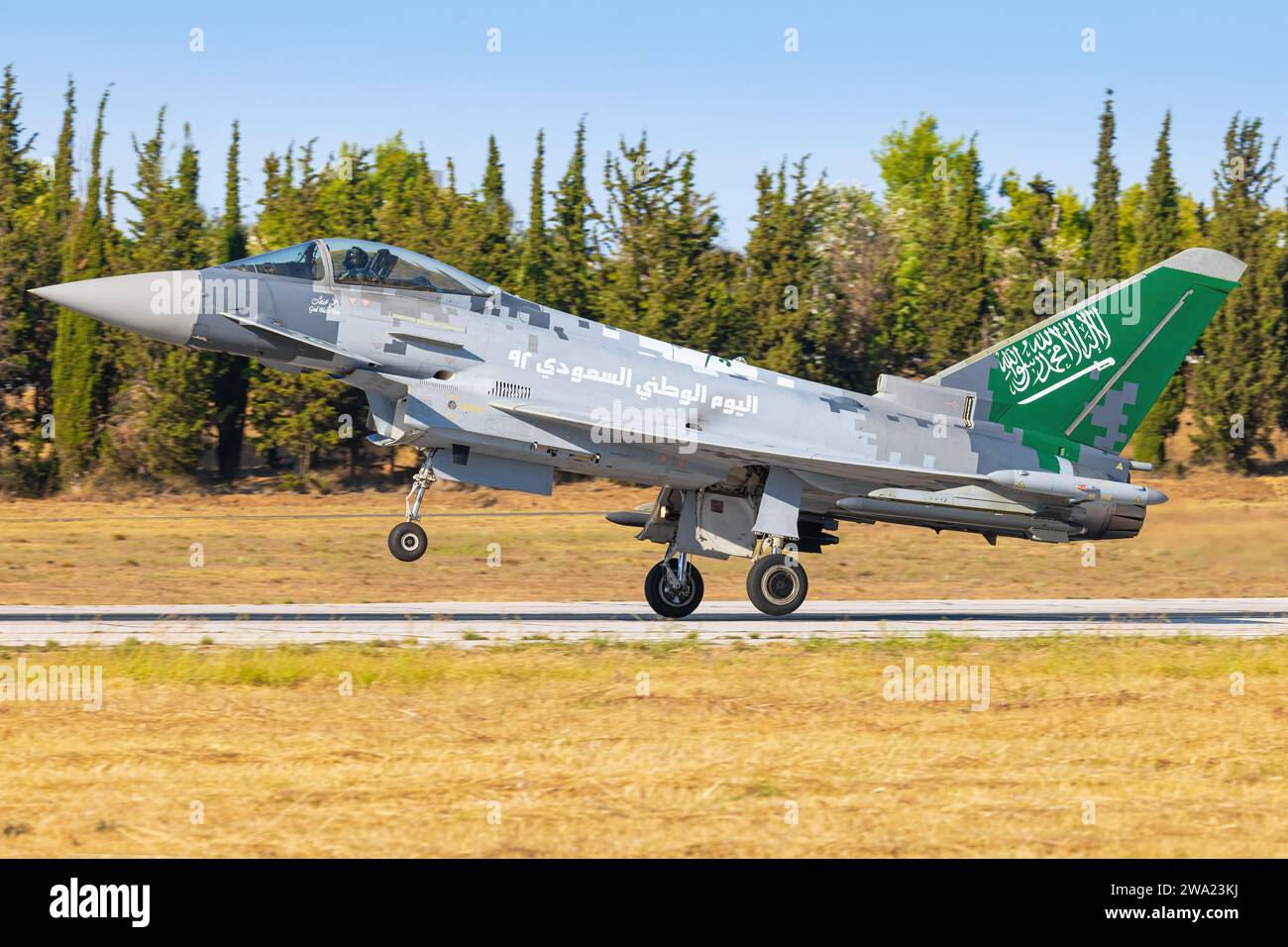 Eurofighter Typhoon EF2000 from Saudi Arabia - Air Force at Tanagra ...